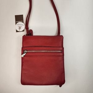 Gianni Bini | Bags | Nwt Giani Bernini Triplezip Pebble Leather ...